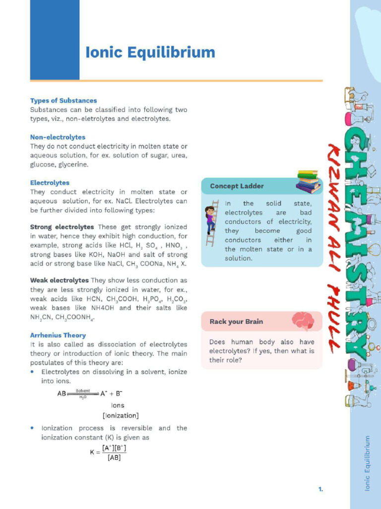 Ionic Equilibrium | PDF