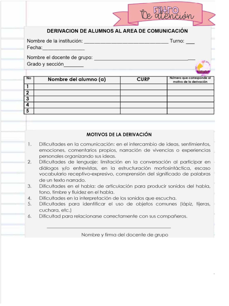 Instrumento Del Area de Comunicacion | PDF
