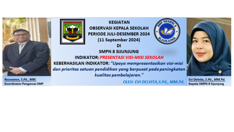 Spanduk Observasi Kepsek REVISI Logo | PDF
