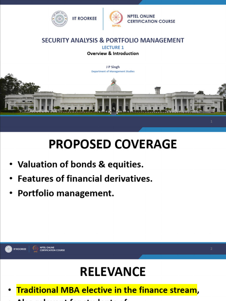 1 Overview & Introduction | PDF