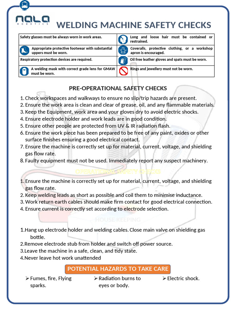 Weilding Machine Safety | PDF