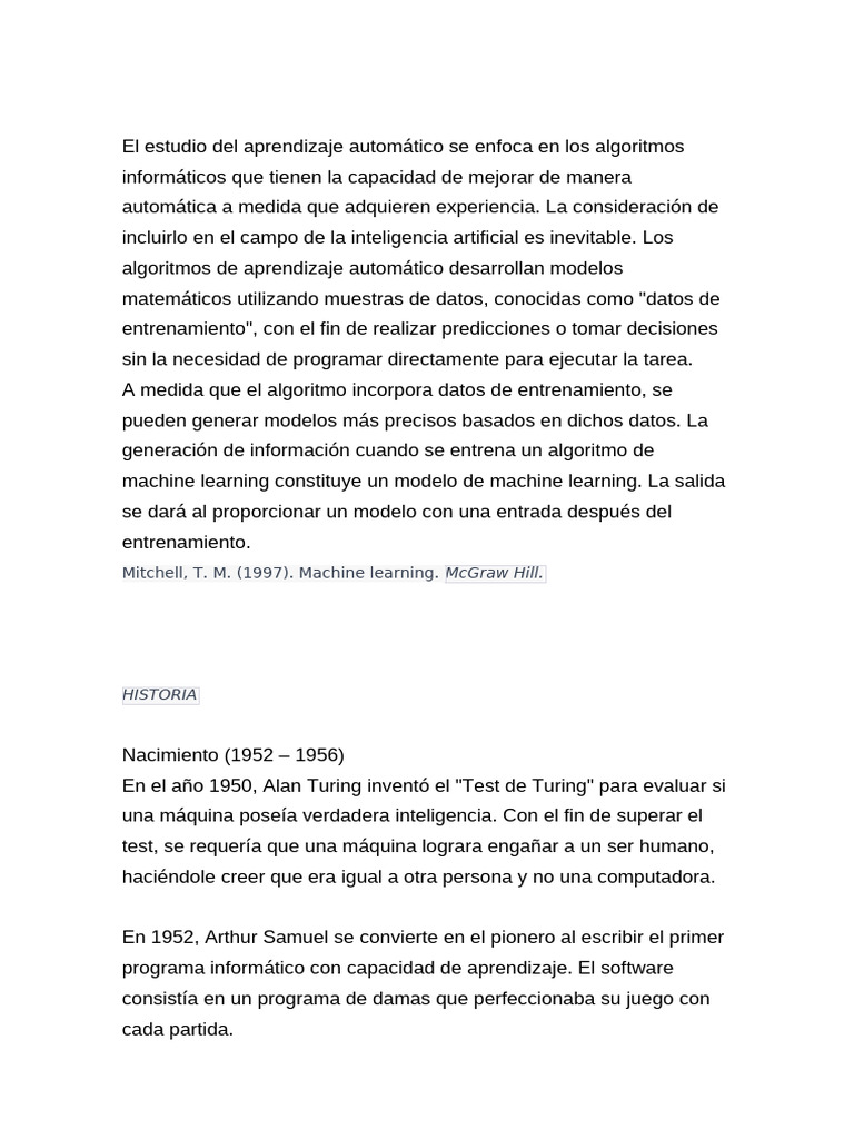 Mitchell, T. M. (1997) - Machine Learning.: Mcgraw Hill | PDF