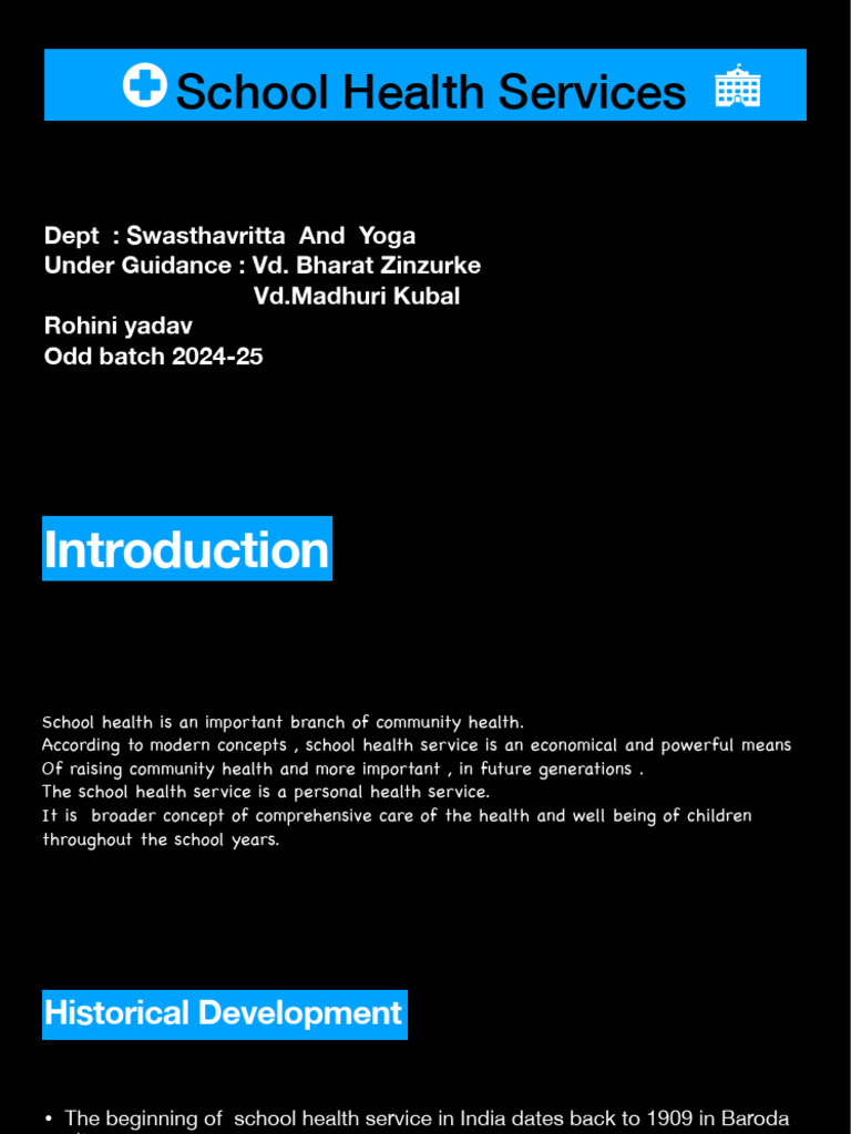 School Health Services | PDF