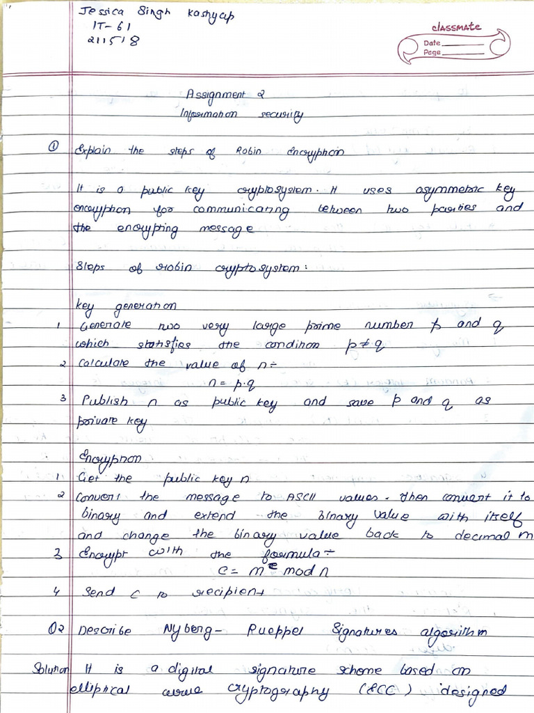 Info - Sec Assignment | PDF