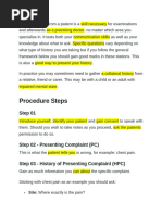 OSCE Checklist Stroke and TIA History Taking | PDF | Stroke | Patient