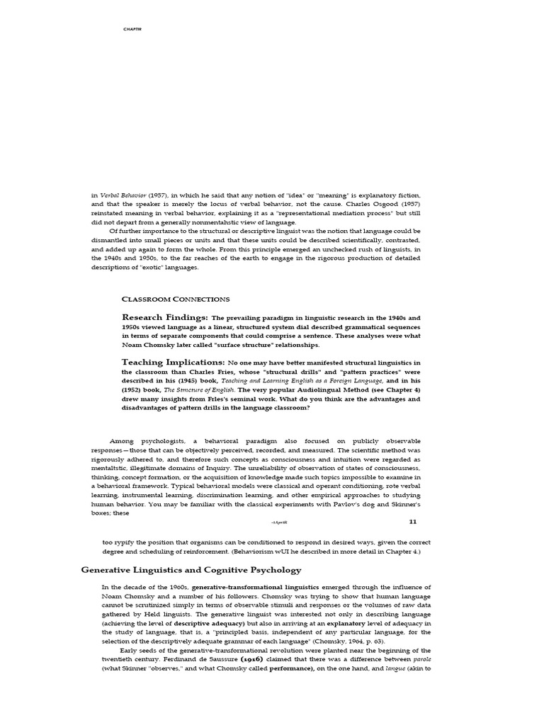 H Douglas Brown Principles of Language Learning and Teaching 21 22 | PDF