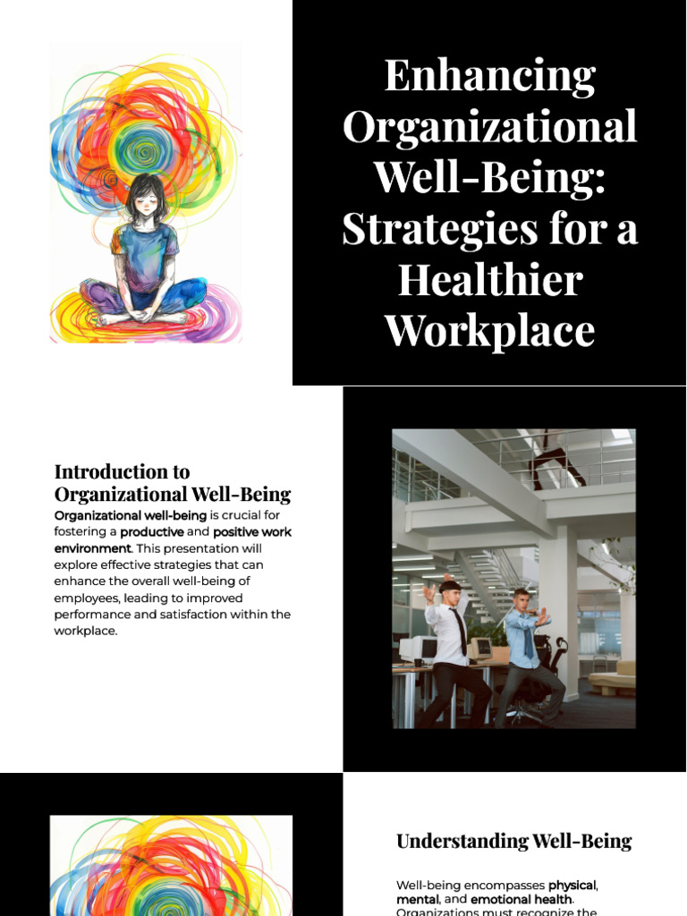 Slidesgo Enhancing Organizational Well Being Strategies for a Healthier ...