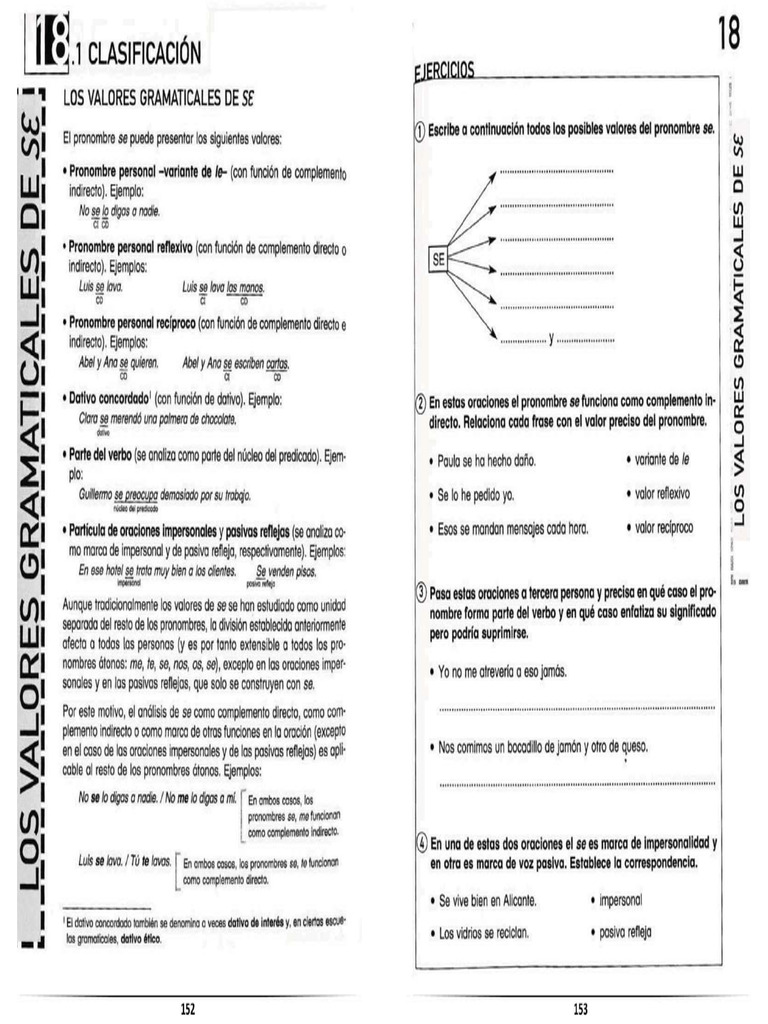 Usos de SE | PDF