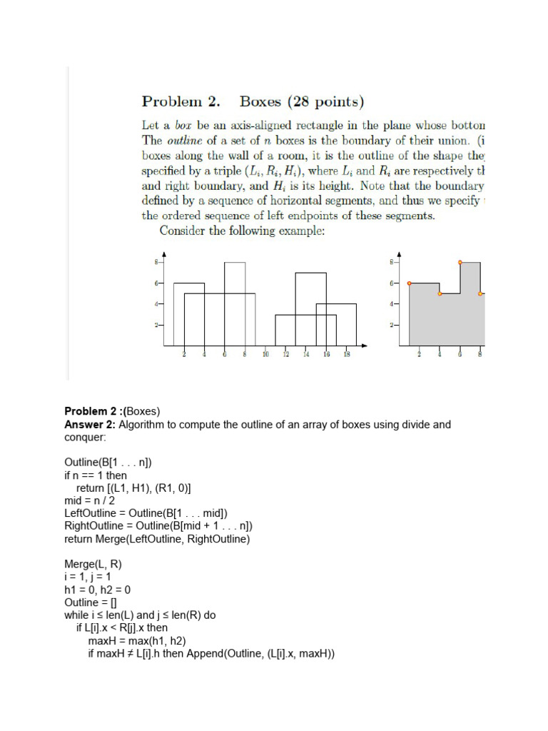 Algorithm for Box Outlines | PDF