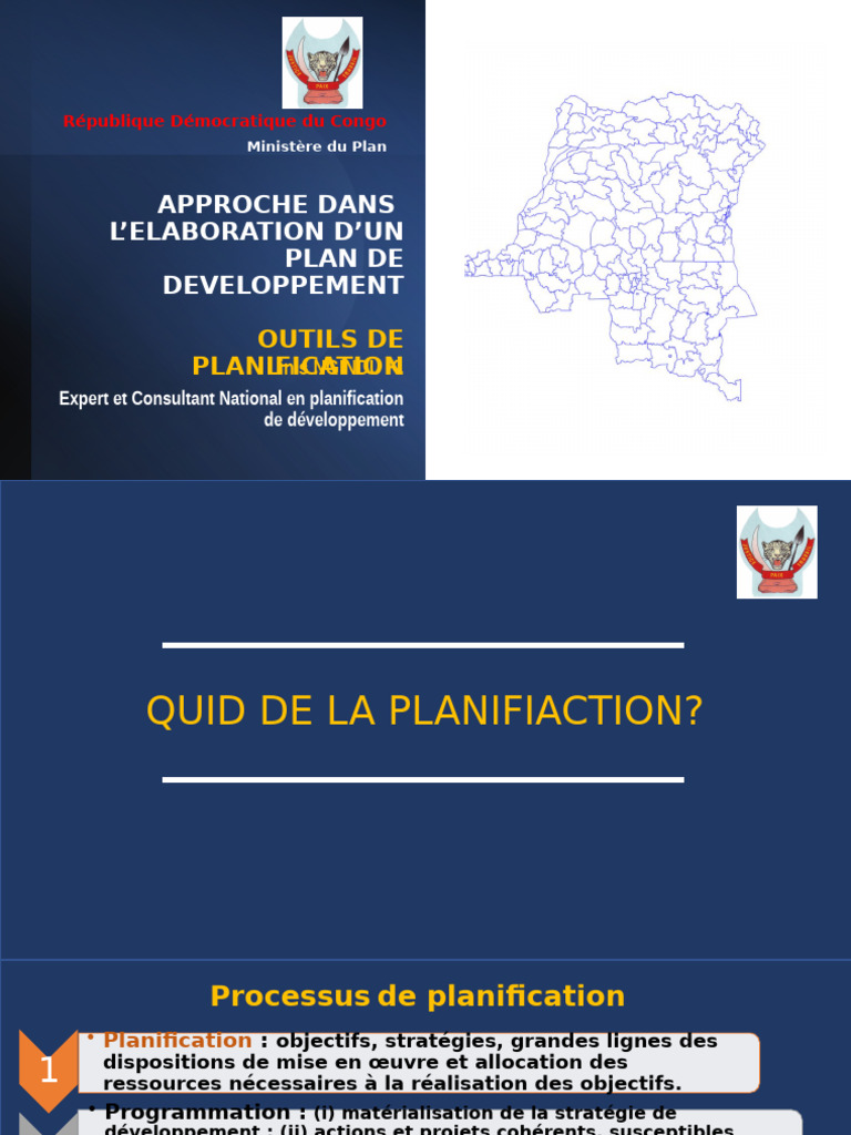 Présentation - Outils de Planification | PDF