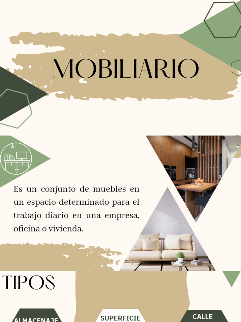 Mobiliario y Muebles | PDF