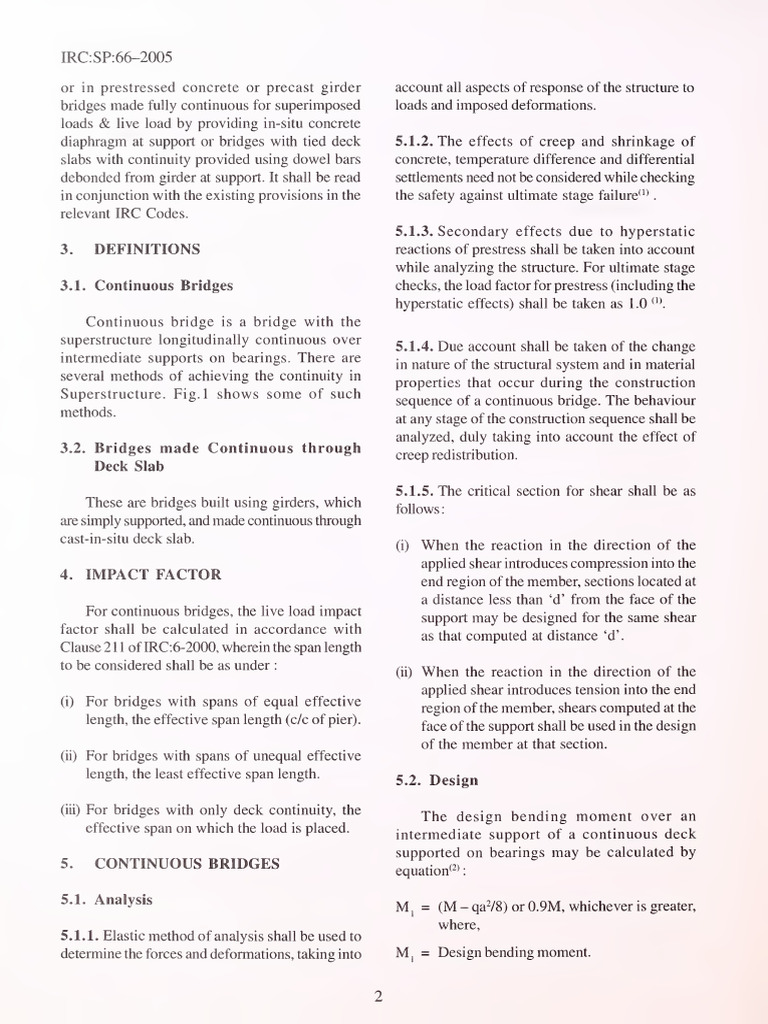Impact Factor For Bridges | PDF | Bending | Materials Science