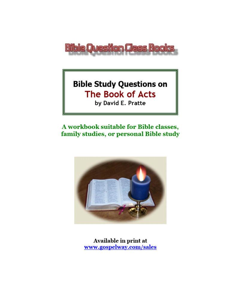 Acts Questions | PDF