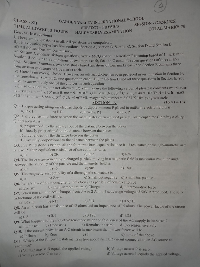 Physics-2 Qs | PDF