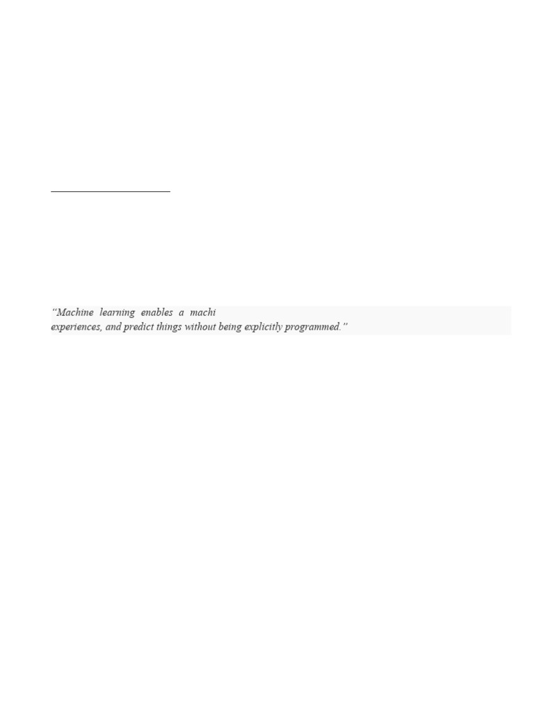 Unit 1 ML PDF