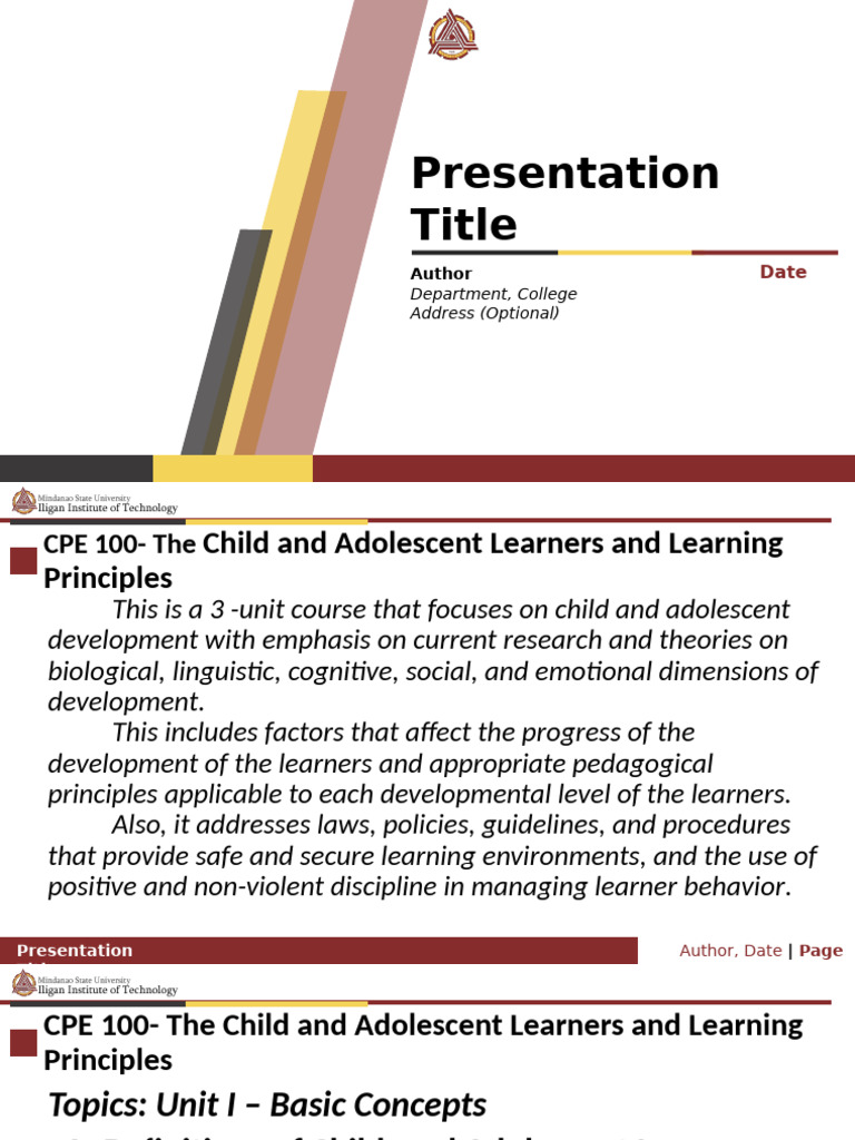 Cpe 100 Child N Adole Unit I Basic Concepts 2024final | PDF