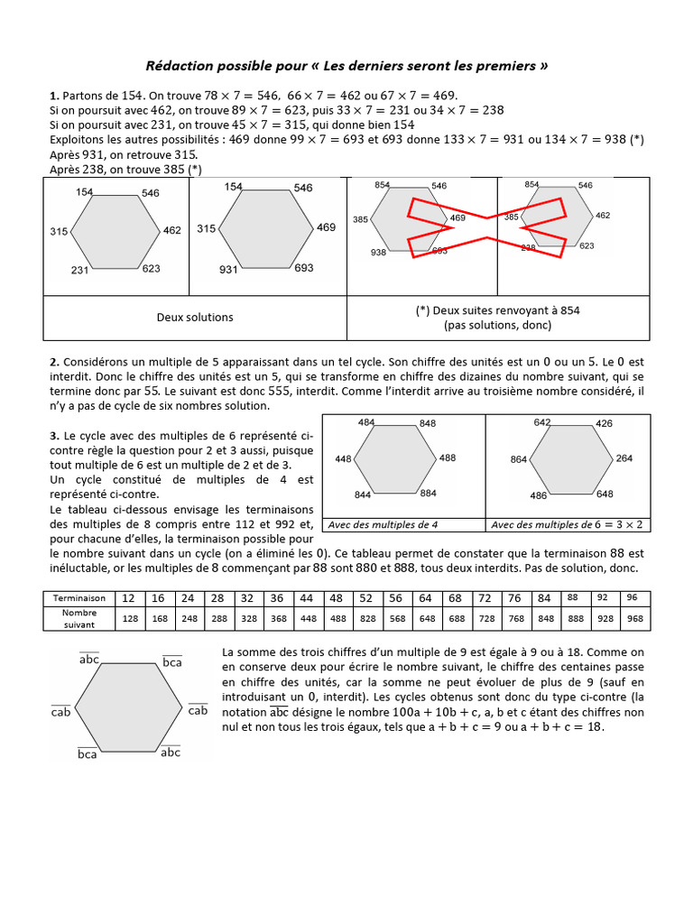 Corrige Sujet Academique Olympiades Maths Troisieme 2018 | PDF