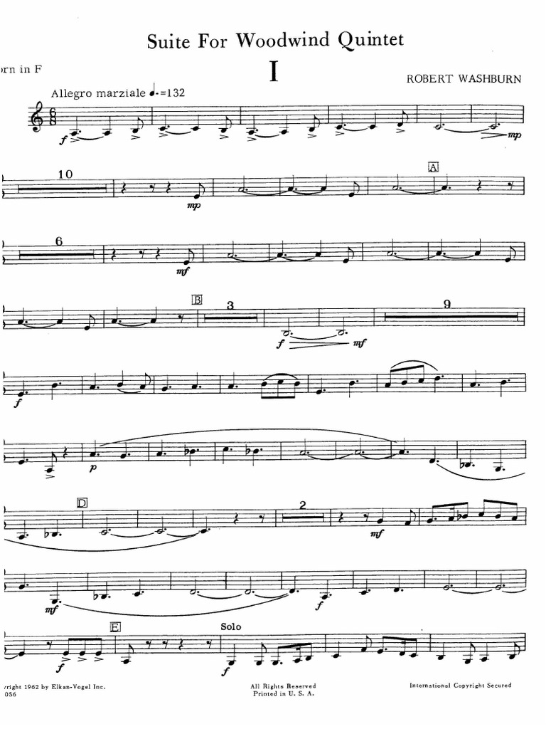 Washburn 5ww Horn | PDF