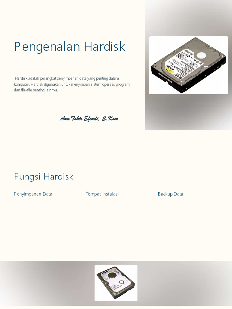 Materi Pengenalan Hardisk | PDF