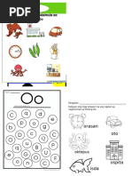 Letter M Kulayan Ang Mga Bagay Na Nagsisimula Sa Letrang M | PDF