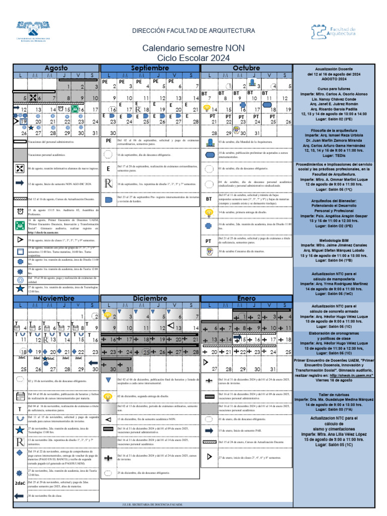 CALENDARIO SEM NON 2024 | PDF