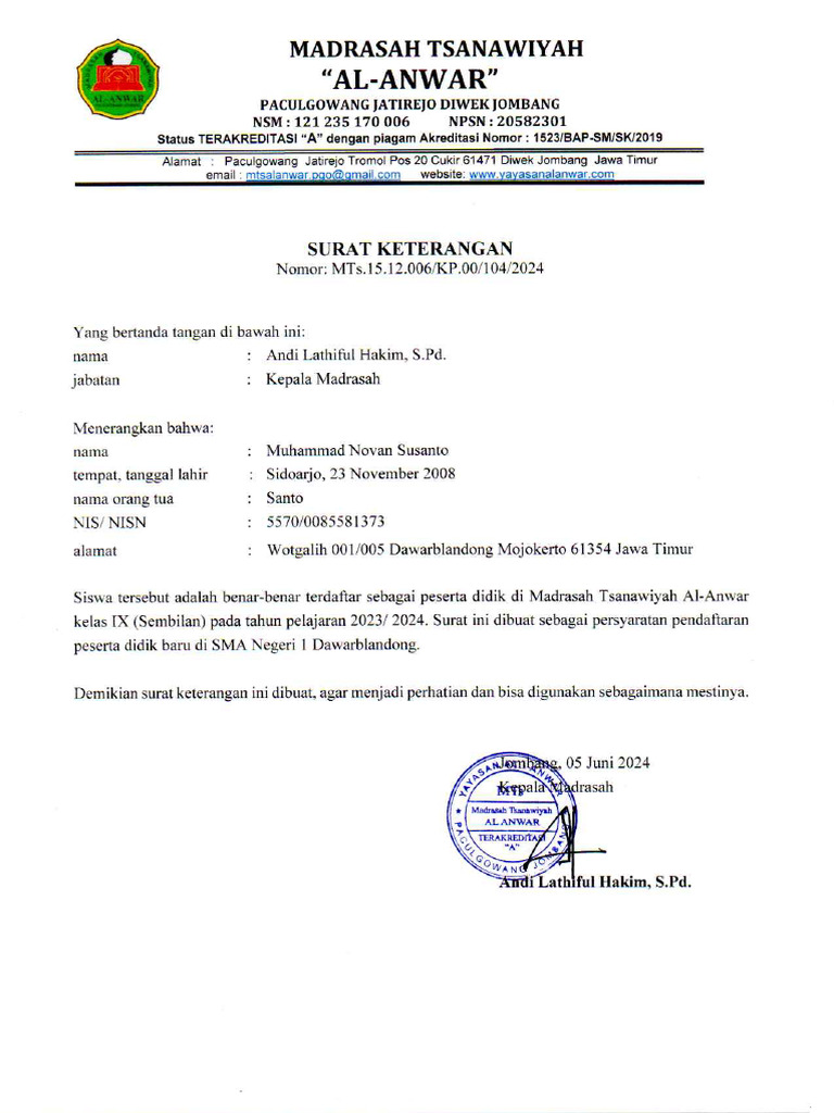 SK Muhammad Novan Susanto | PDF