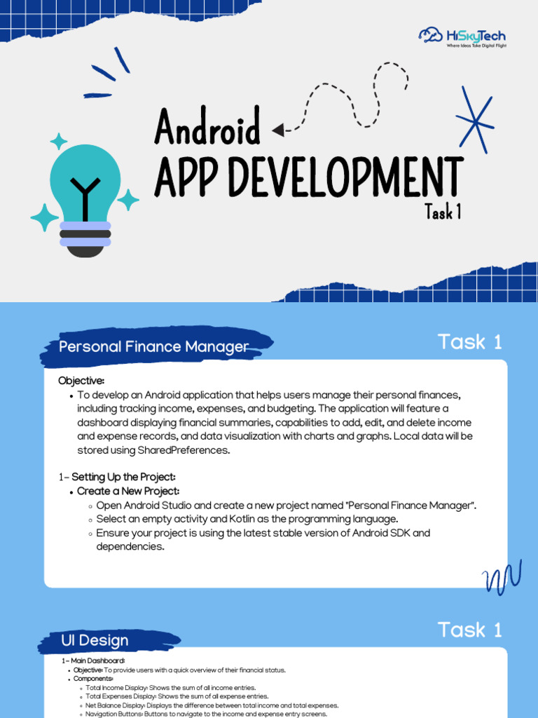 Android App Task 1 | PDF