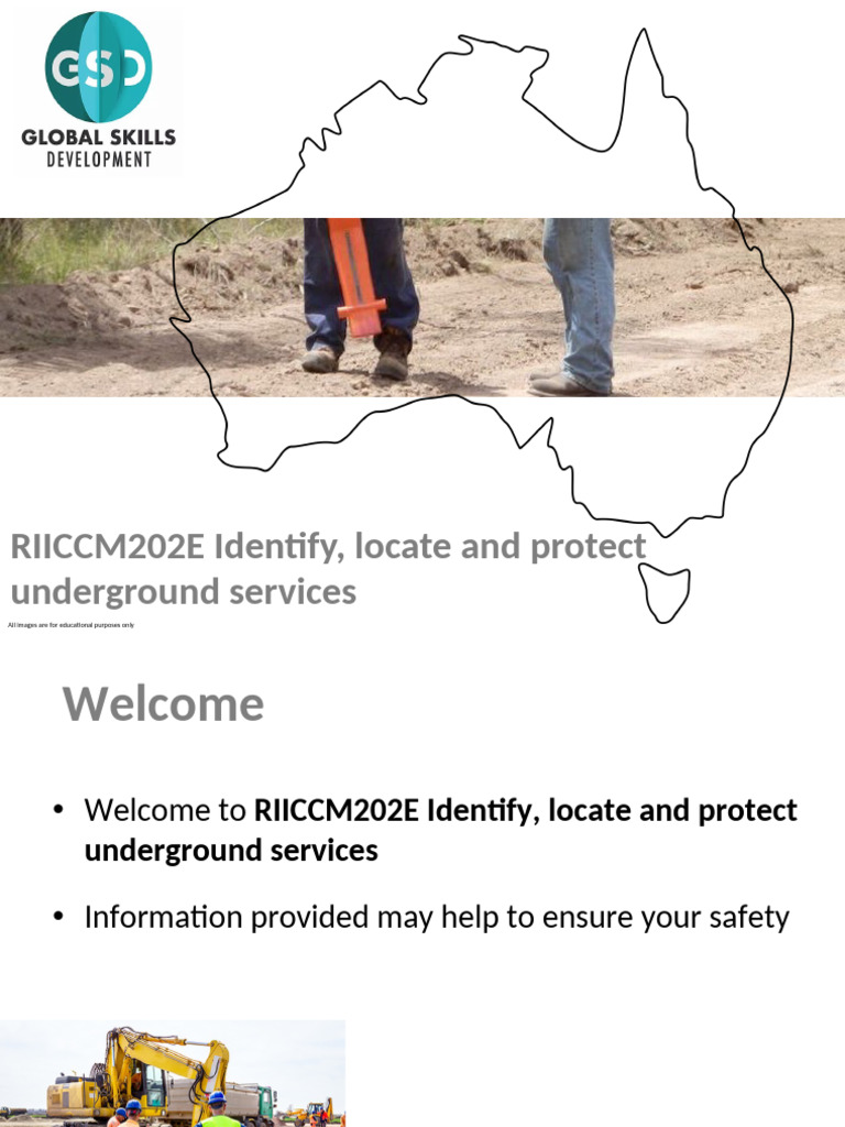 GSD PPT RIICCM202E Identify Locate & Protect Underground Services v1 ...