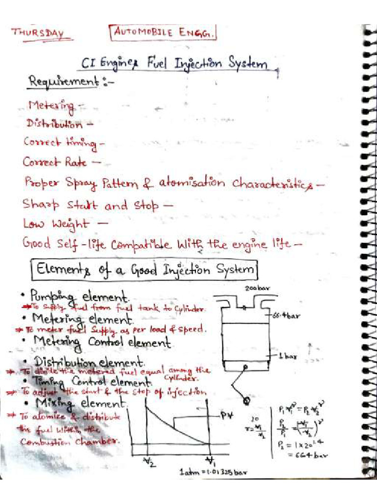 Class Notes Automobile | PDF