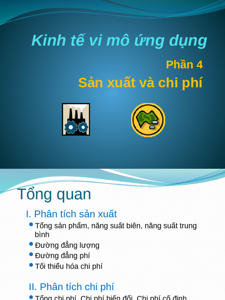 P4.1 Sản Xuất Chi Phí | PDF