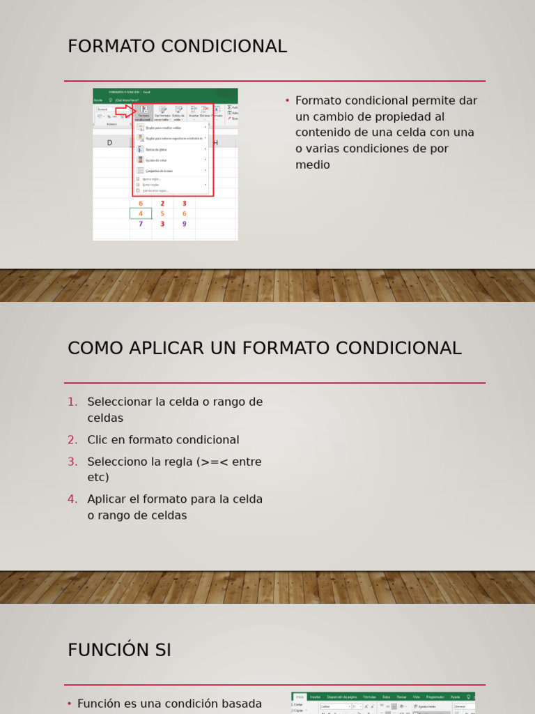 Formato Condicional y Funcion Si | PDF