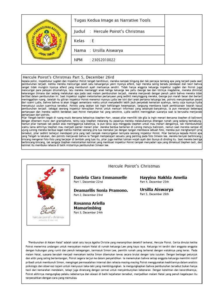 Template Narvis_Tugas 2 sisil | PDF