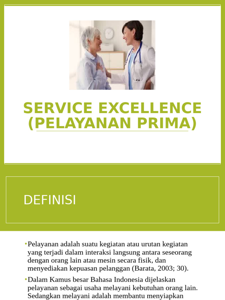 Dimensi dan Keuntungan Pelayanan Prima | PDF | Business