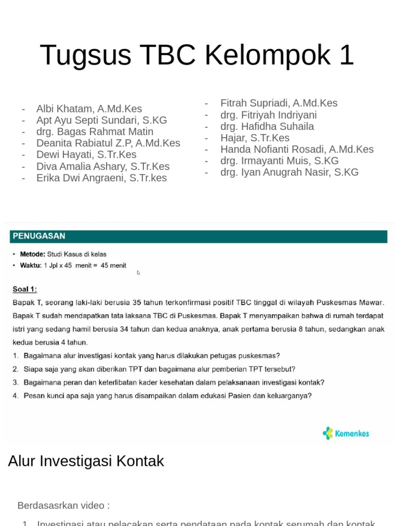 Tugsus TBC Kelompok 1 | PDF