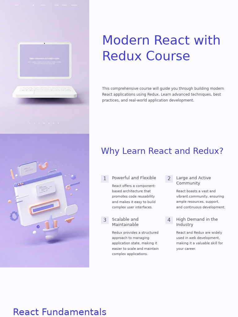 Modern React With Redux Course | PDF | Computer Science | Information Technology