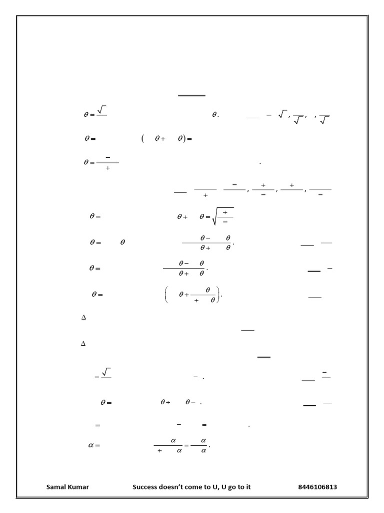 X Trigonometry 2023 | PDF