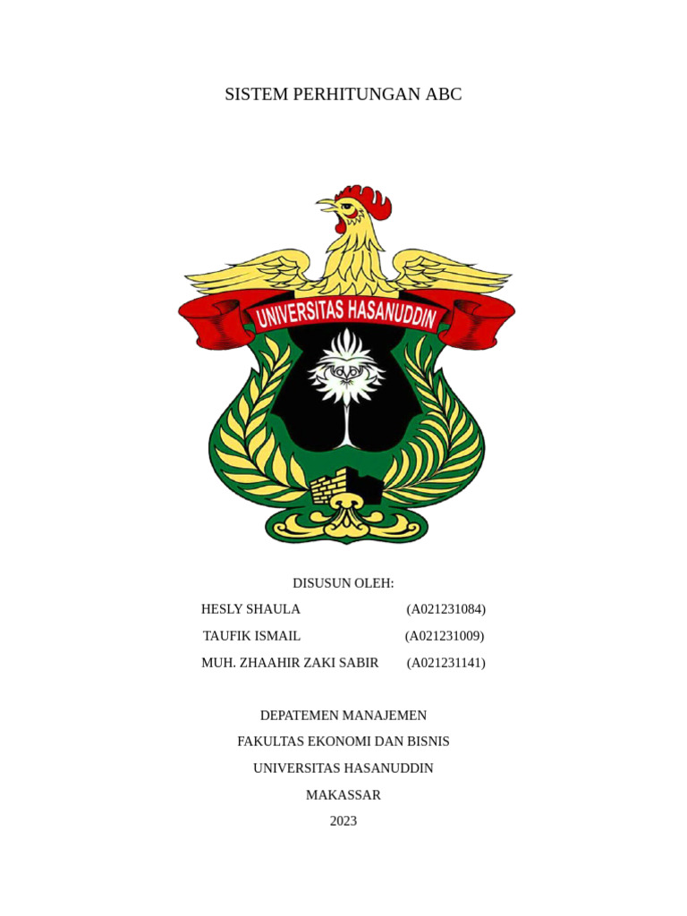 Sistem Perhitungan ABC | PDF