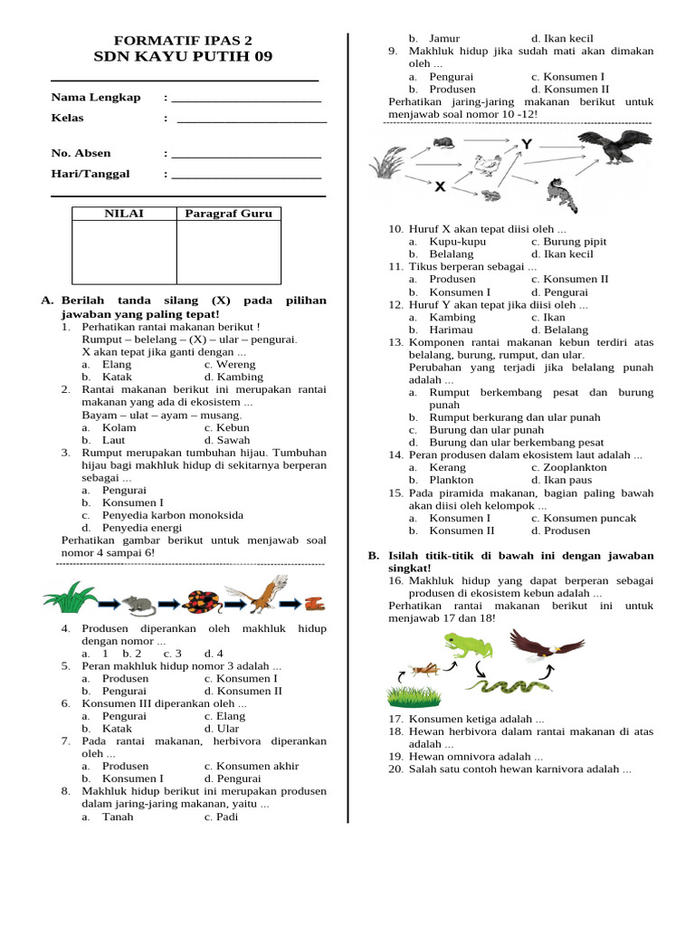 Formatif IPAS 2 | PDF