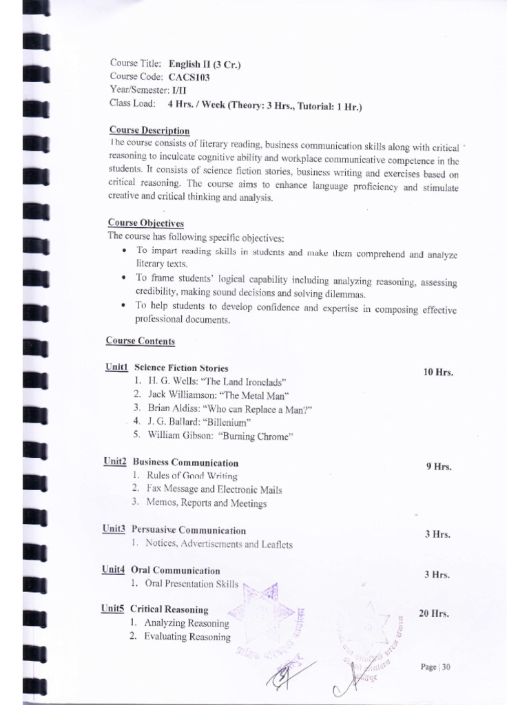English II | PDF