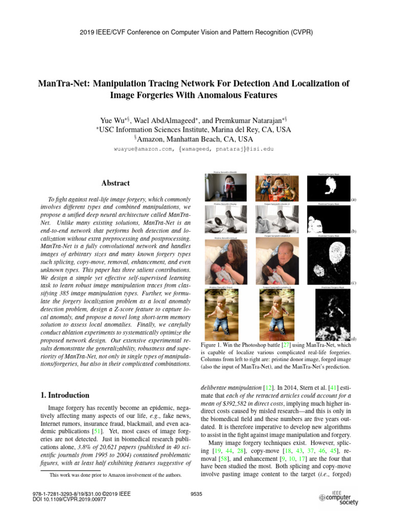 ManTra-Net Manipulation Tracing Network For Detection and Localization of Image Forgeries With ...