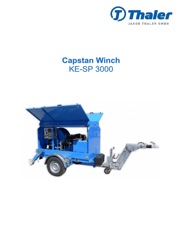 Thaler Winch MACHINE | PDF