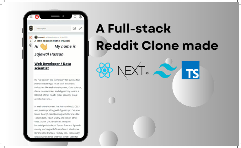 A Full-Stack Reddit Clone Made | PDF