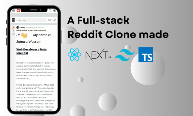 A Full-Stack Reddit Clone Made | PDF