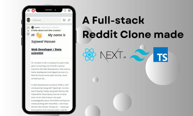 A Full-Stack Reddit Clone Made | PDF