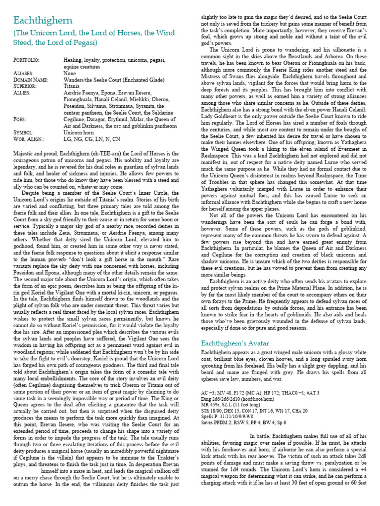 Eachthighern | PDF