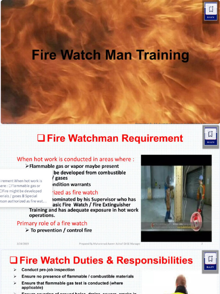 Fire Watcher | PDF