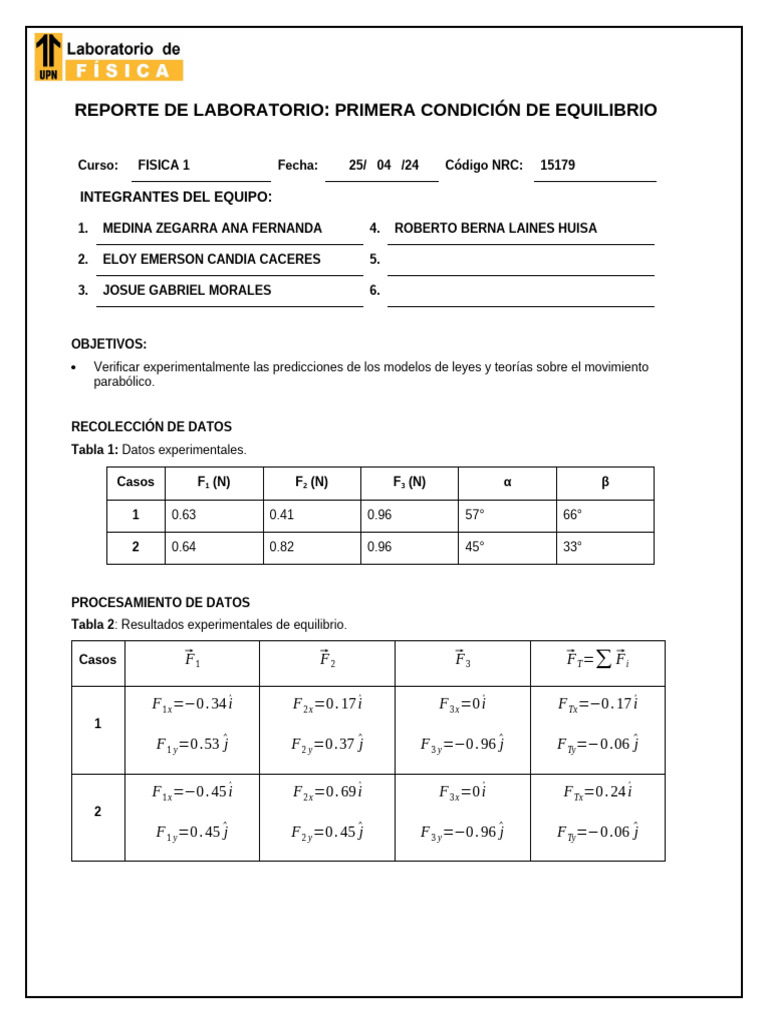 REPORTE_LAB_FISI1_S05_PCE_2024 | PDF