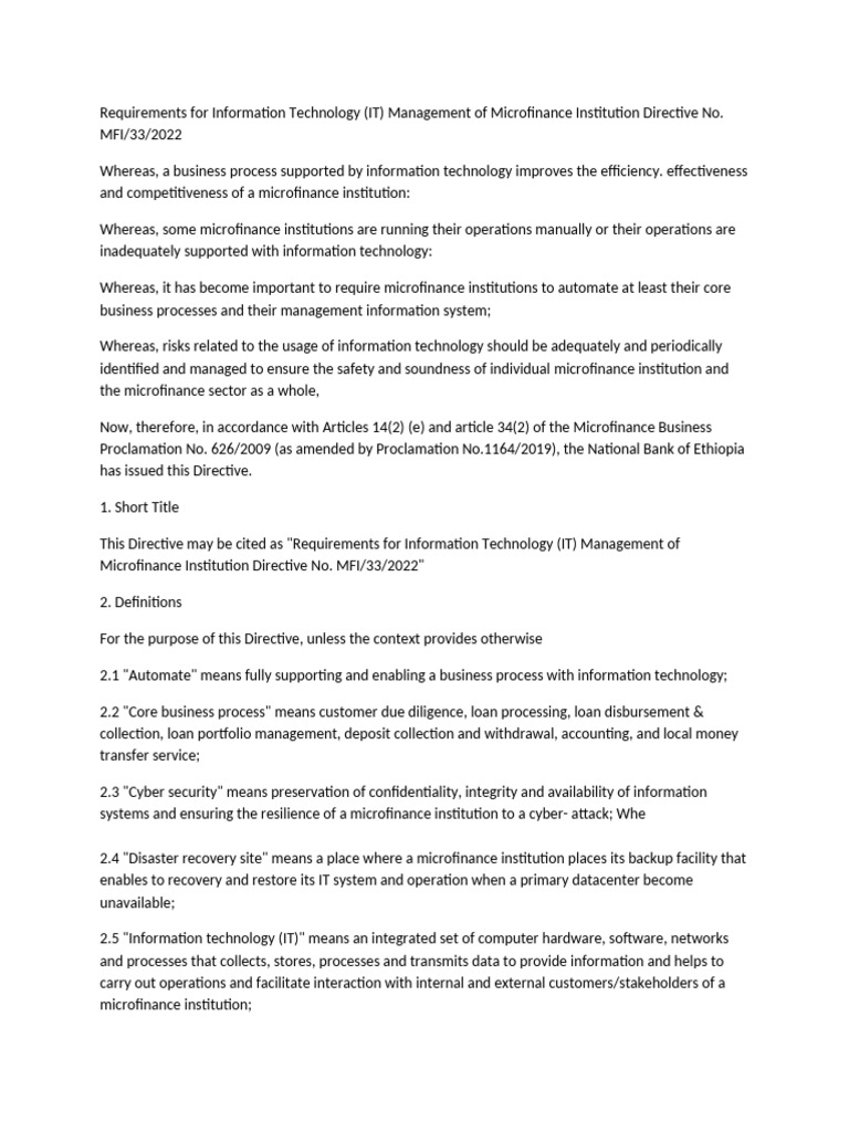 Directives Nbe | PDF