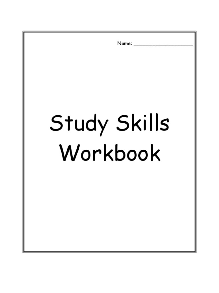 Study Skills Workbook 1 | Download Free PDF | Multiple Choice | Study ...