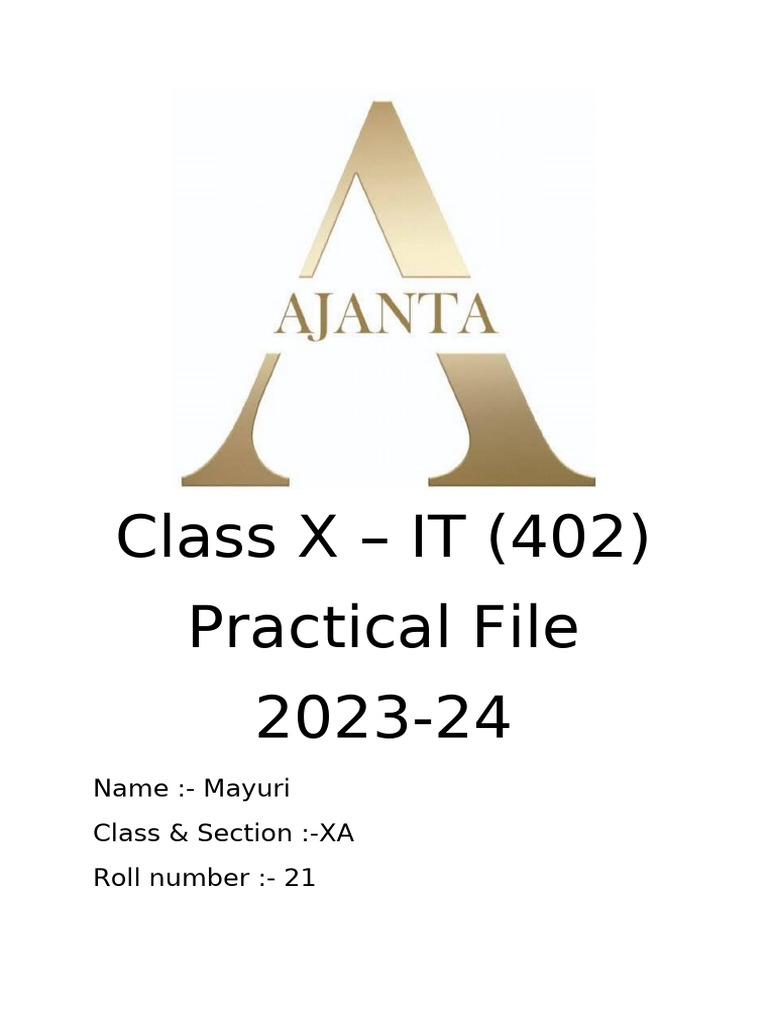 Class X | PDF | Computers